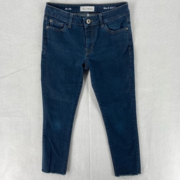 DL1961 | Jeans | Dl961 Cropped Instasculpt Skinny Raw Hem Jean | Poshmark